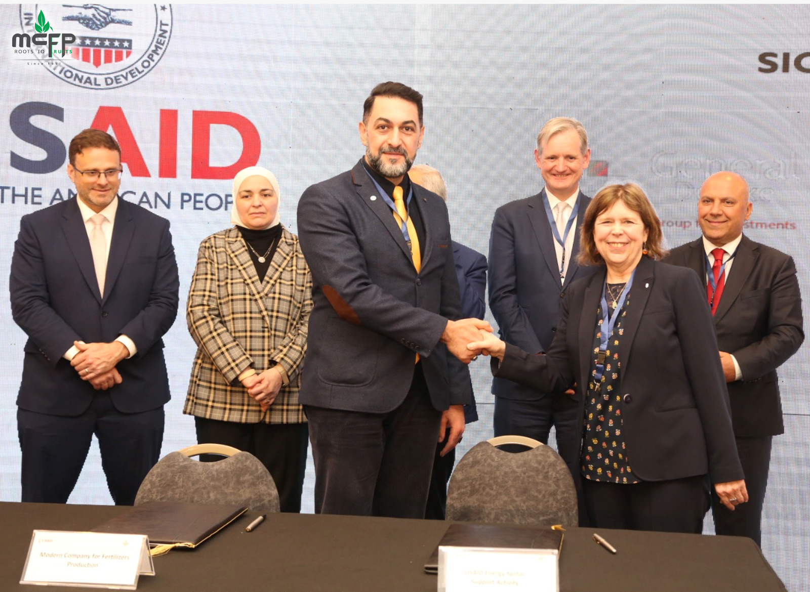 MCFP signs an agreement with the Energy Efficiency Program funded by USAID